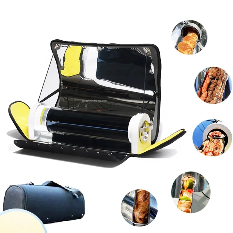 Higher Efficiency Portable Solar Cooker - 550F Max Temp