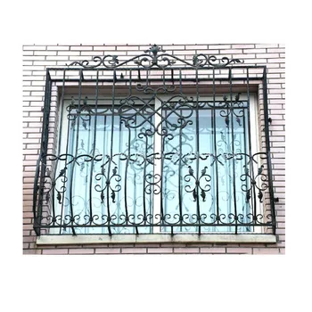 Latest Design Cast Iron Window With Grills Design - Buy Simple Iron ...