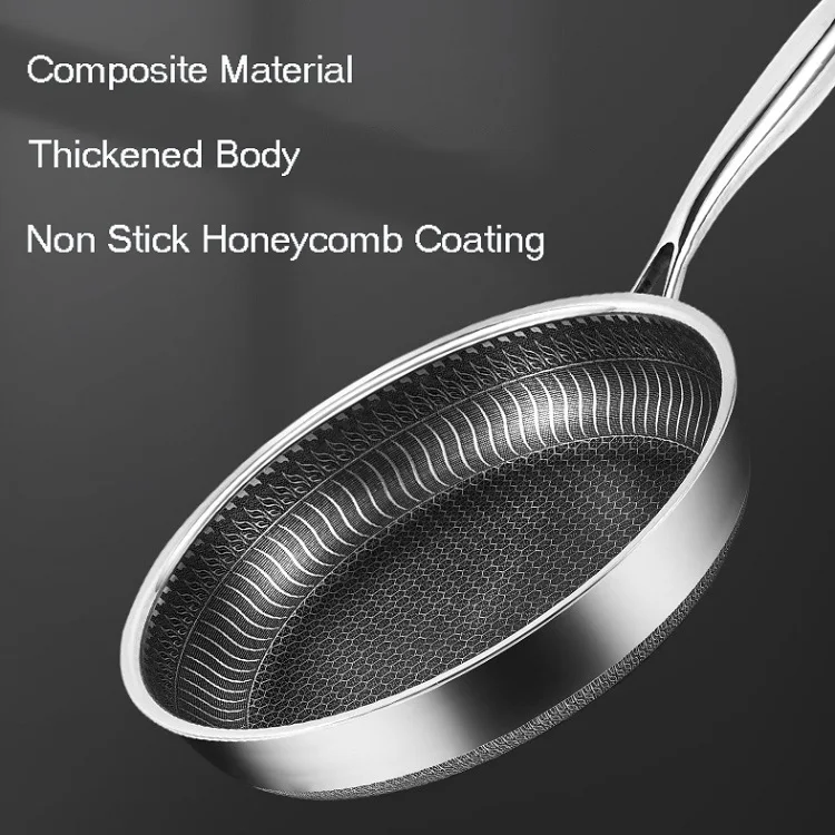 Wholesale Honeycomb Nonstick Cooking Pan - Triply Stainless Steel