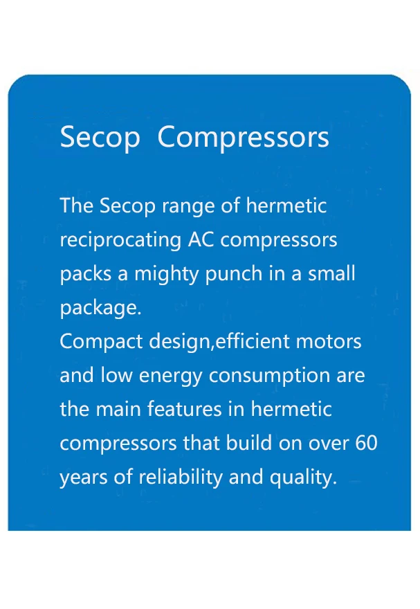 Secop SC15CLX.2 Compressor - Efficient Home Refrigeration