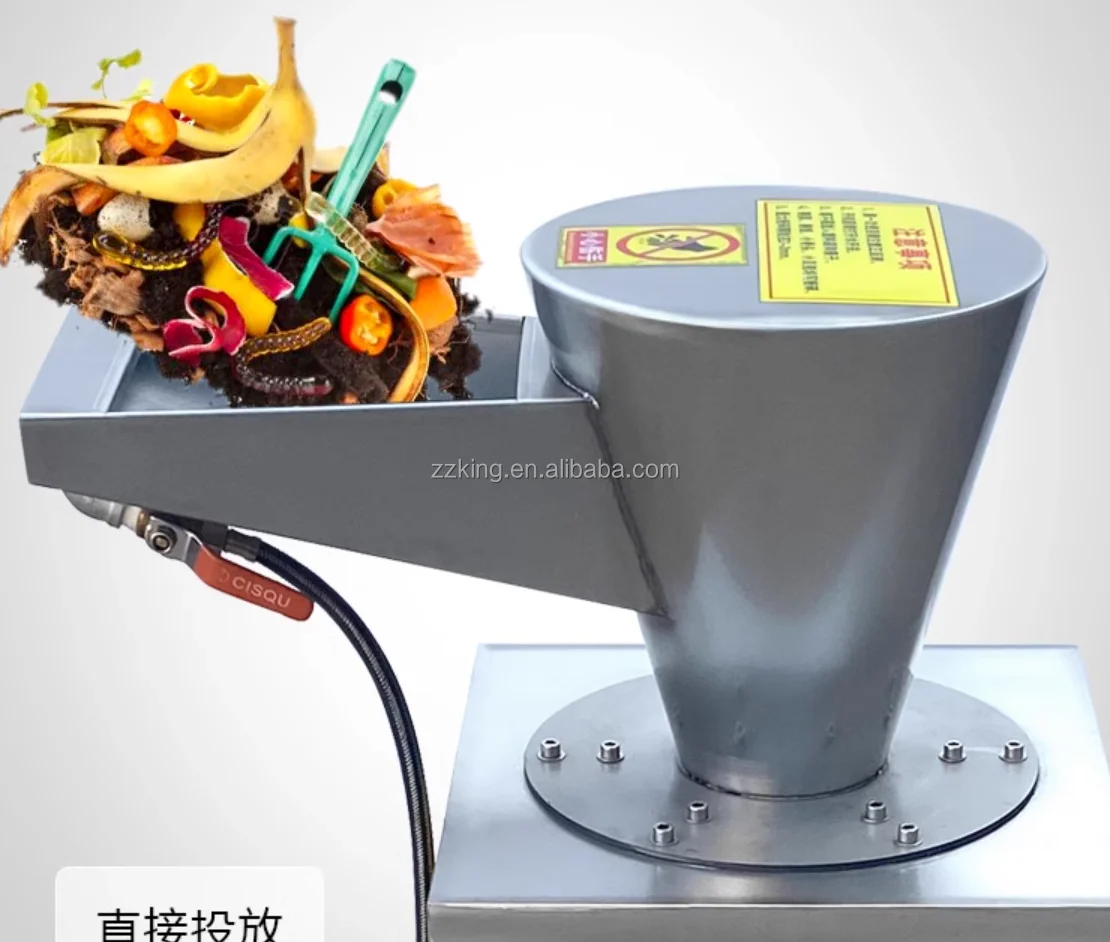 Waste Furit Vegetable Grinding Machine Garbage Disposal Commercial Food ...