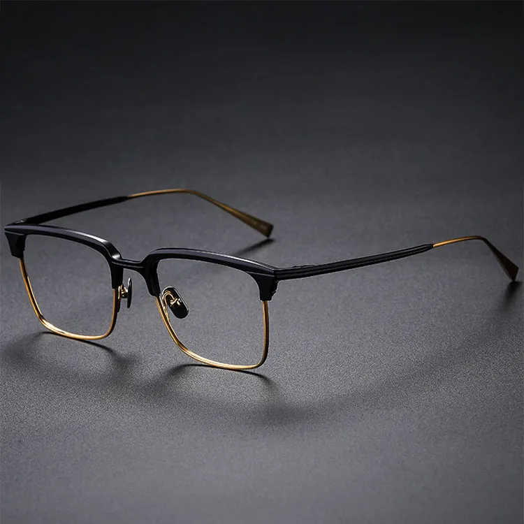Men’s Japanese Handmade Pure Titanium Eyeglasses Frame