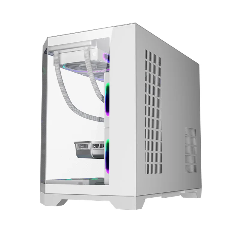 Modern Aesthetic Chassis Mid Tower Micro Atx Matx Gaming Pc Case ...