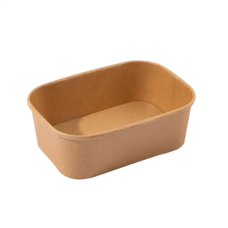 Kraft Paper Bowl Takeout Boxes - Eco-Friendly & Customizable