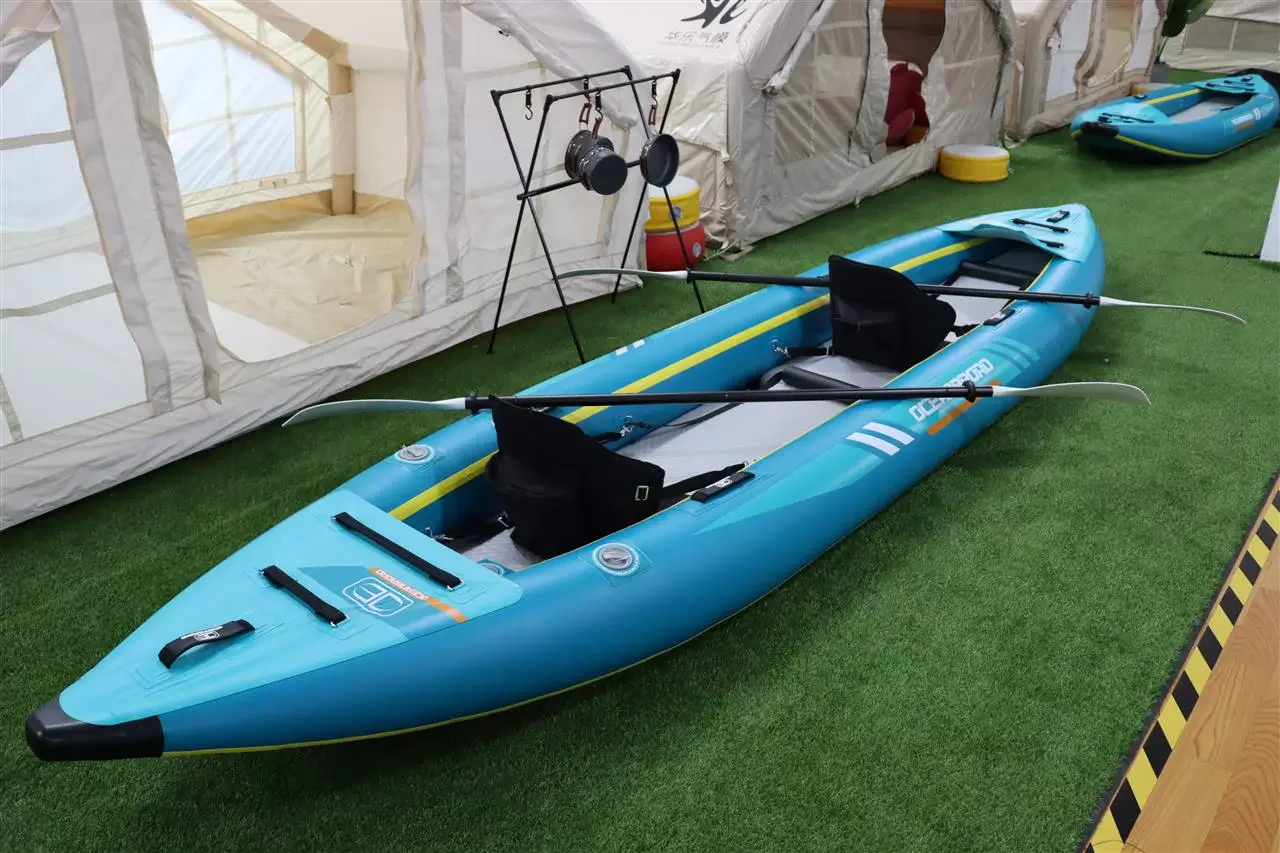 Wholesale Price Drop Stitch Inflatable Kayak Pedal Drive