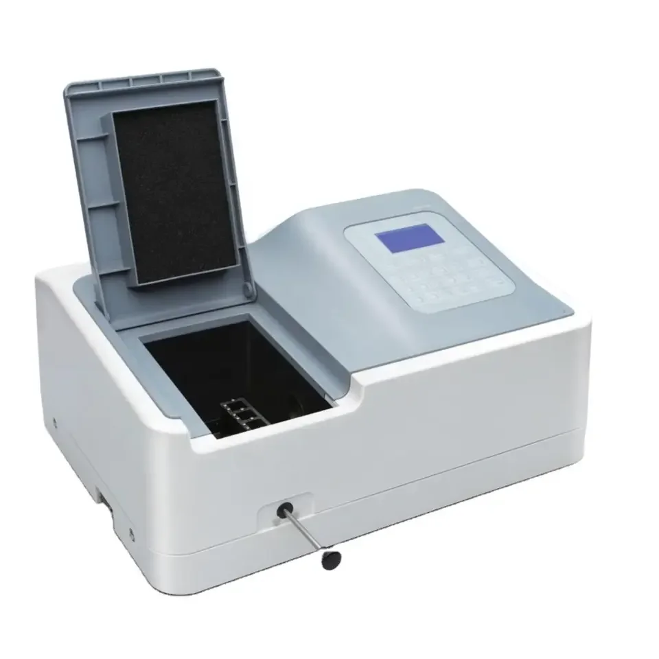 Lcd Display Single Beam Visible Spectrophotometer Amy-sp-v1000 - Buy Uv ...