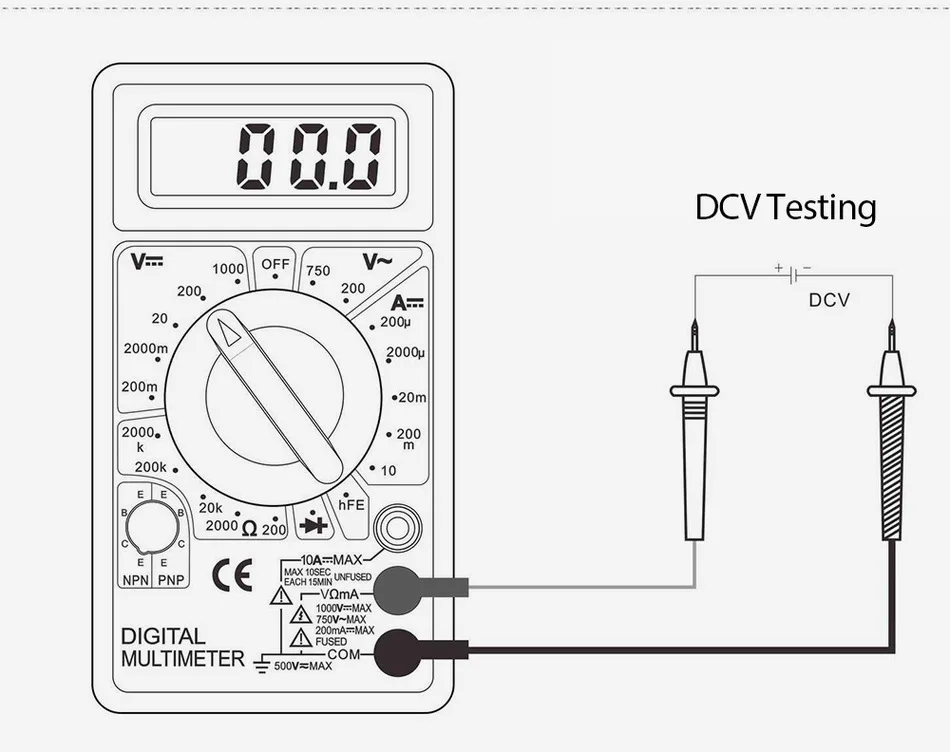 Digital Multimeter Drawing