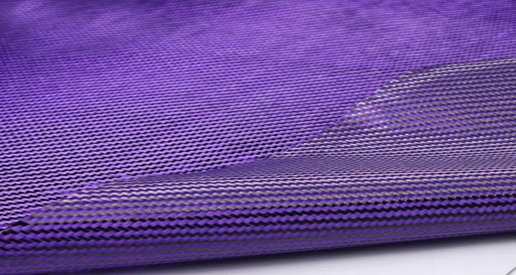 Purple Carbon Fiber Fabric Cloth Custom Purple Carbon Fibre Price ...