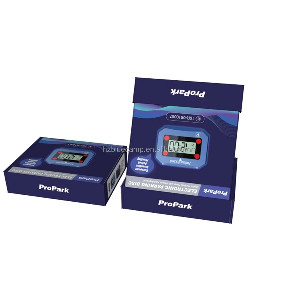 E1 Approved Car Parking Disc Timer Clock Digital Electric Parking Disc ...