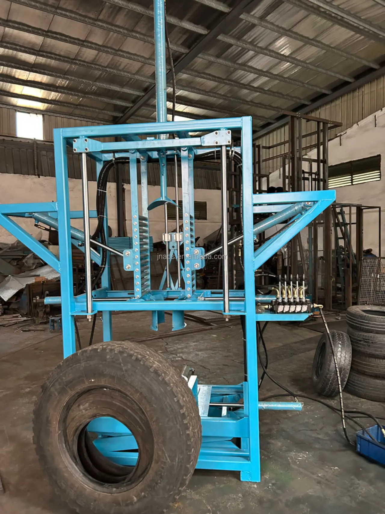 Powerful Automatic Hydraulic Presses with Pump & Motor for Tire ...