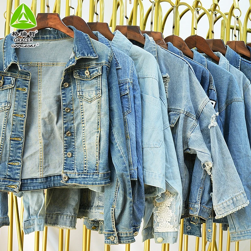 Thrift Clothes Jacket Denim Second Hand Clothes Bales Used Clothes ...