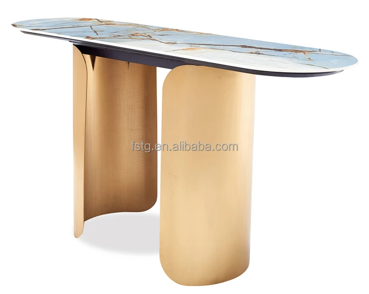 Italian Luxury Modern Contemporary Living Room Furniture Gold Stainless ...