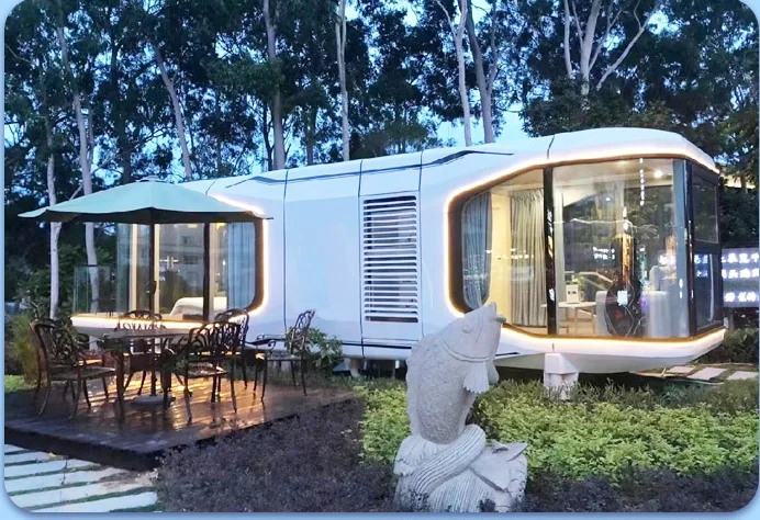 Standard Modern Camping Pod Space Prefab Portable Mobile Capsule House ...