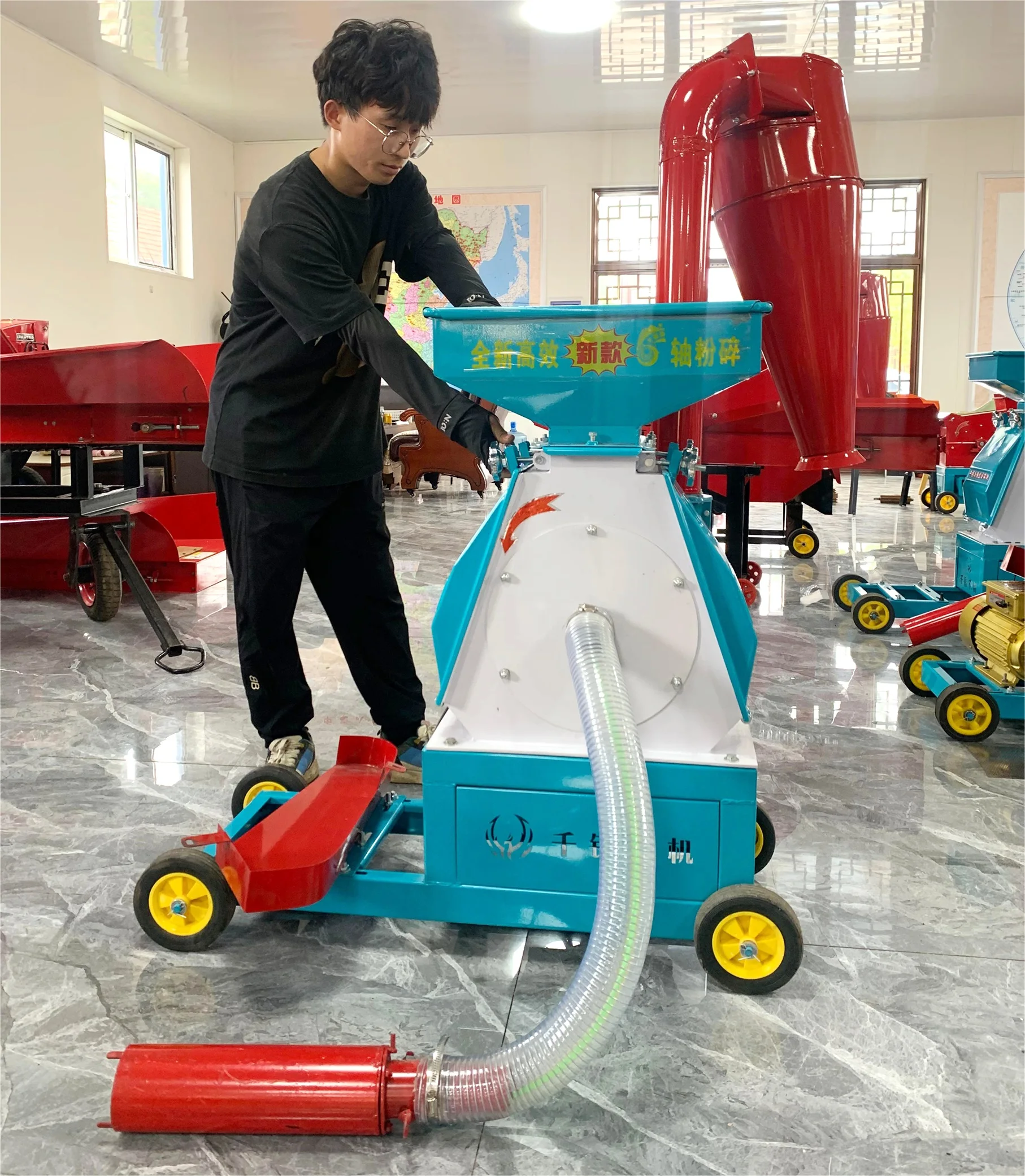 Alibaba.com: Self Priming Hammer Mill Crusher for Maize Grain Corn Cob ...