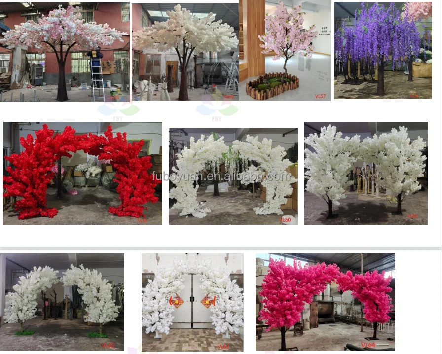 F Wedding Table Centerpiece Decor Sakura 1.2m Dropping Small Trees
