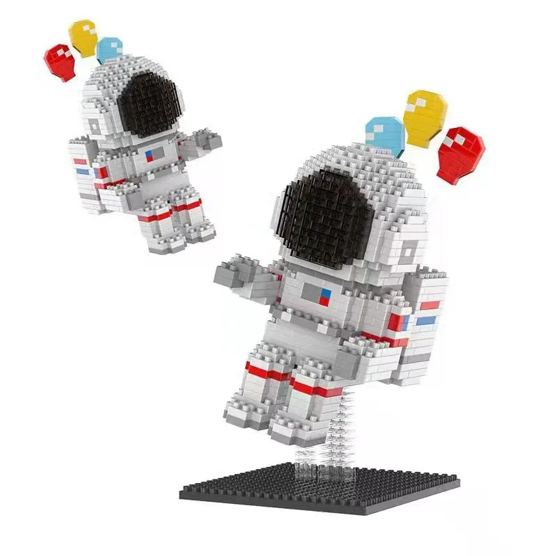 Balloon Spaceman Astronaut Micro Building Blocks Micro Diamond Bricks ...
