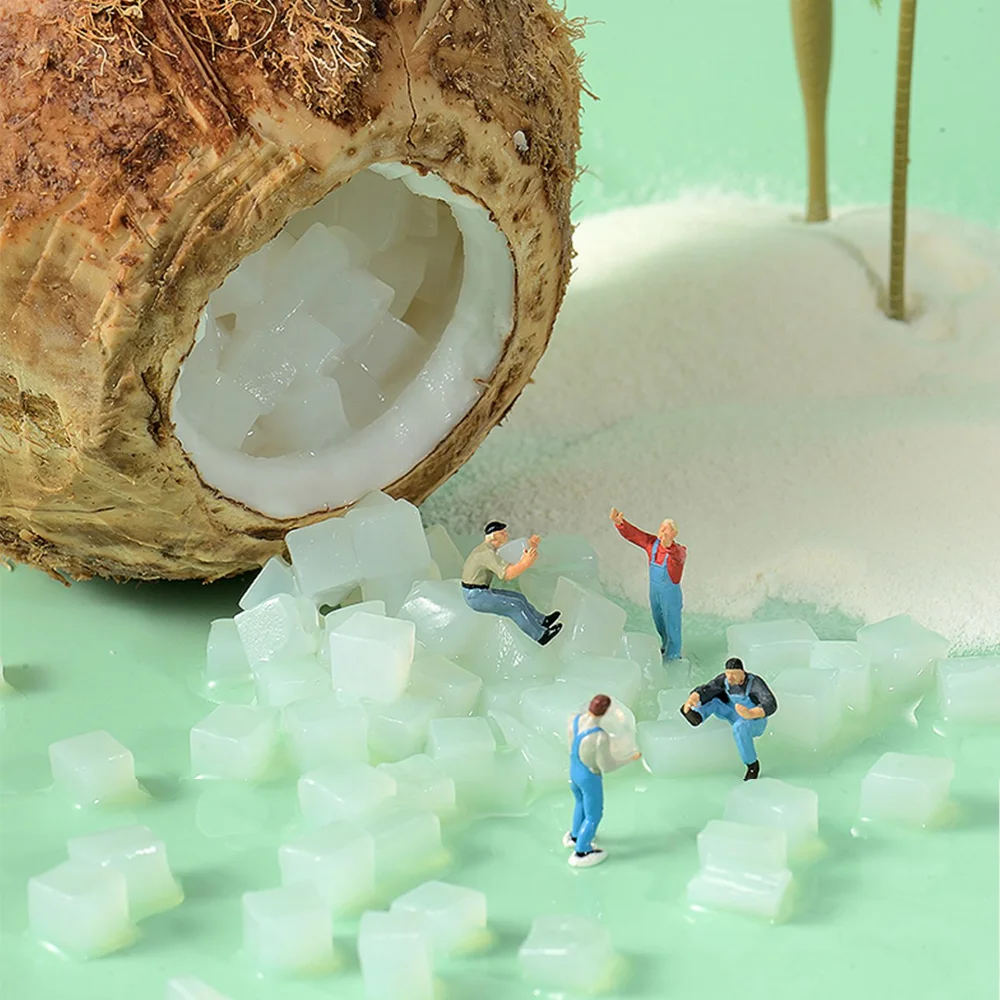 Bulk 1kg Original nata de coco coconut jelly konjac jelly for for milk ...