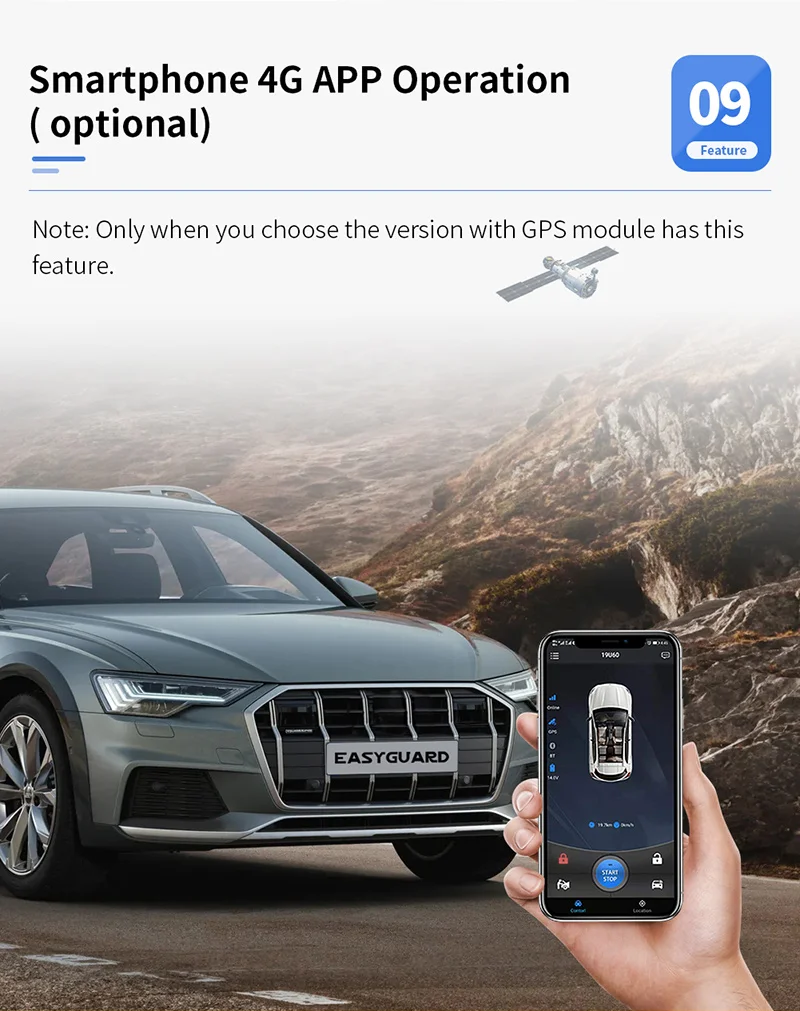 EASYGUARD Plug&play CAN BUS for Audi A3 - Smart Alarm KIT