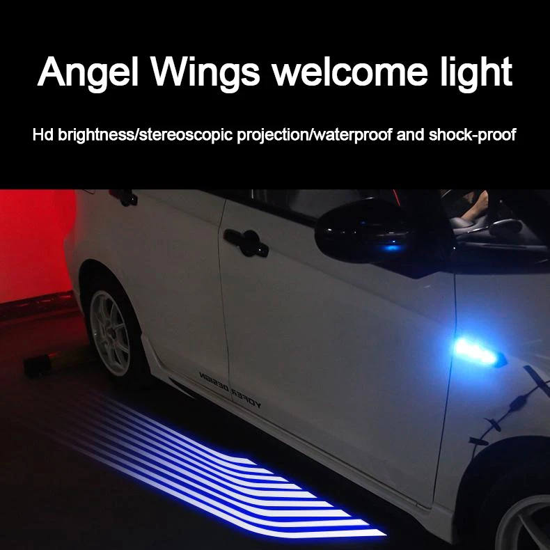 Factory Wholesale New Universal Auto Body Laser Projection Lamp LED Car ...