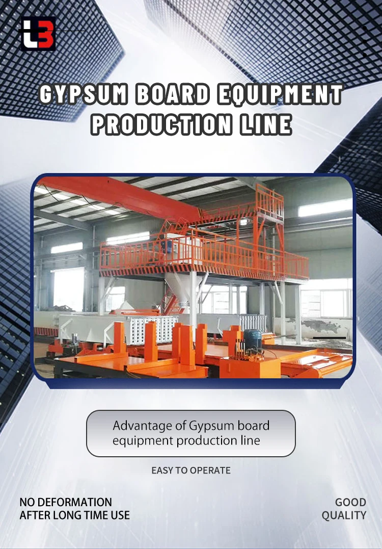 Partition Gypsum Hollow Core Slab Forming Machine Production Line ...