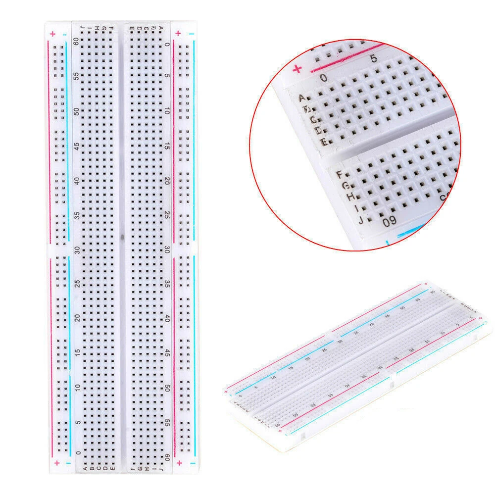 830 Point Breadboard - Solderless MB-102 for Easy Prototyping