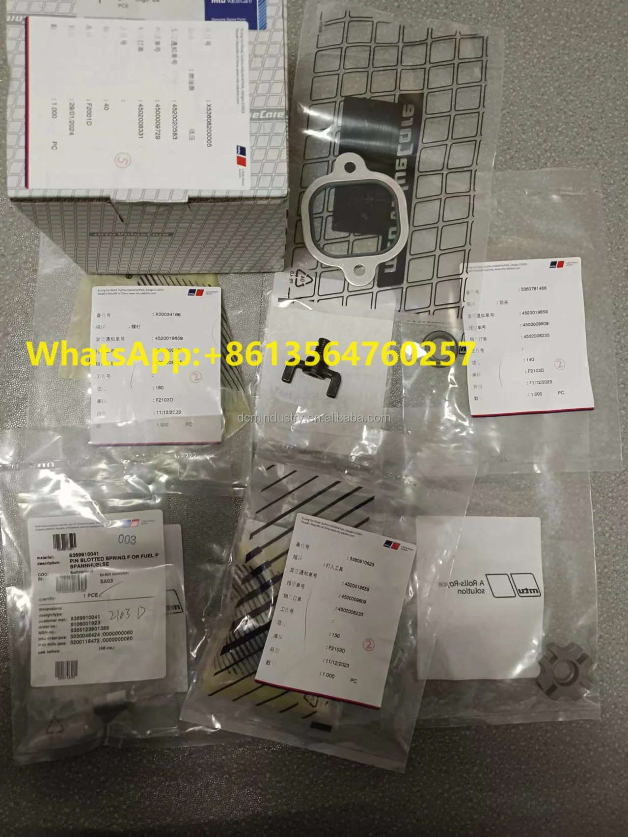 Original MTU2000 Marine Diesel Engine Generator Spare Parts
