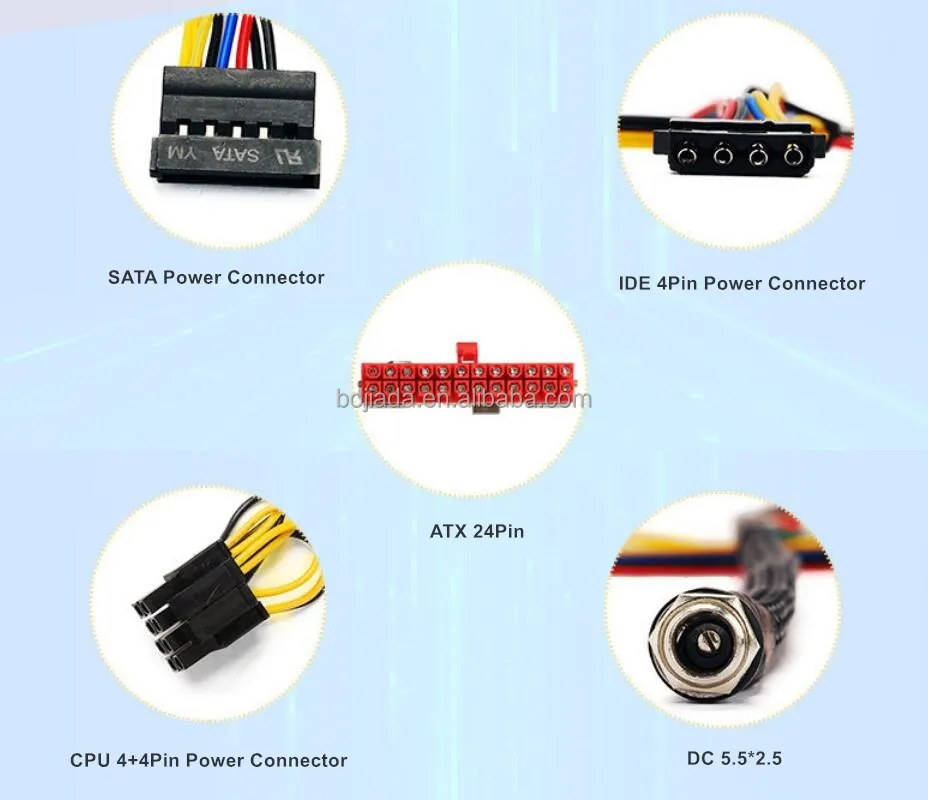 160w Output 24pin Pico Psu Atx Power Supply Module (5.5*2.5mm 12v Input ...