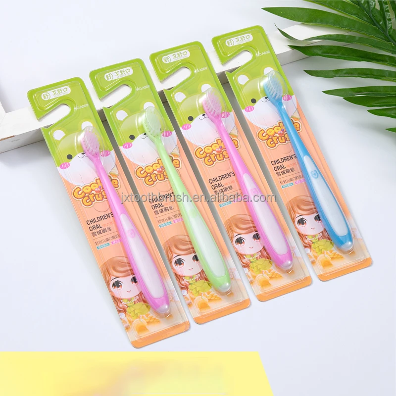 Custom Design Cute Cartoon Kids Training Soft Children Toothbrush Tooth ...