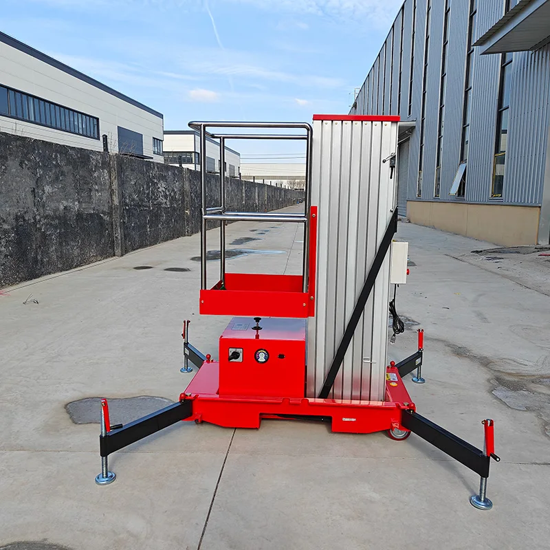New Working Platform Equipment Hydraulic 130kg 10m 12m Lifting Heigh ...