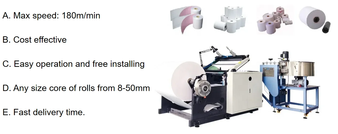 High Efficiency POS ATM Roll Slitting Machine by Havesino