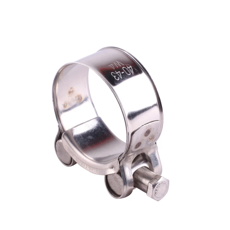 Large Diameter 18/20mm Bandwidth Adjustable Single Bolt Pipe Clamp For ...