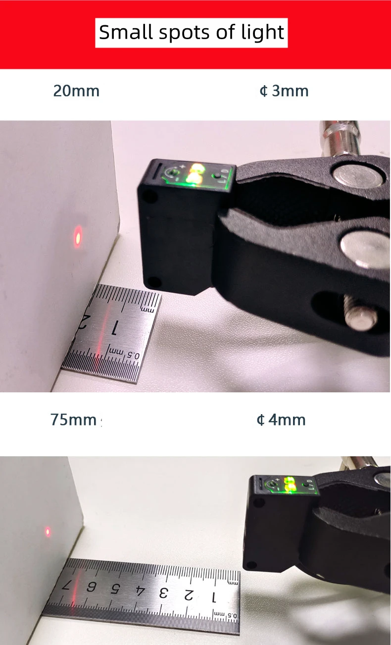 Diffuse Sensor With Background Suppression,20-350mm Range,Pnp Npn ...