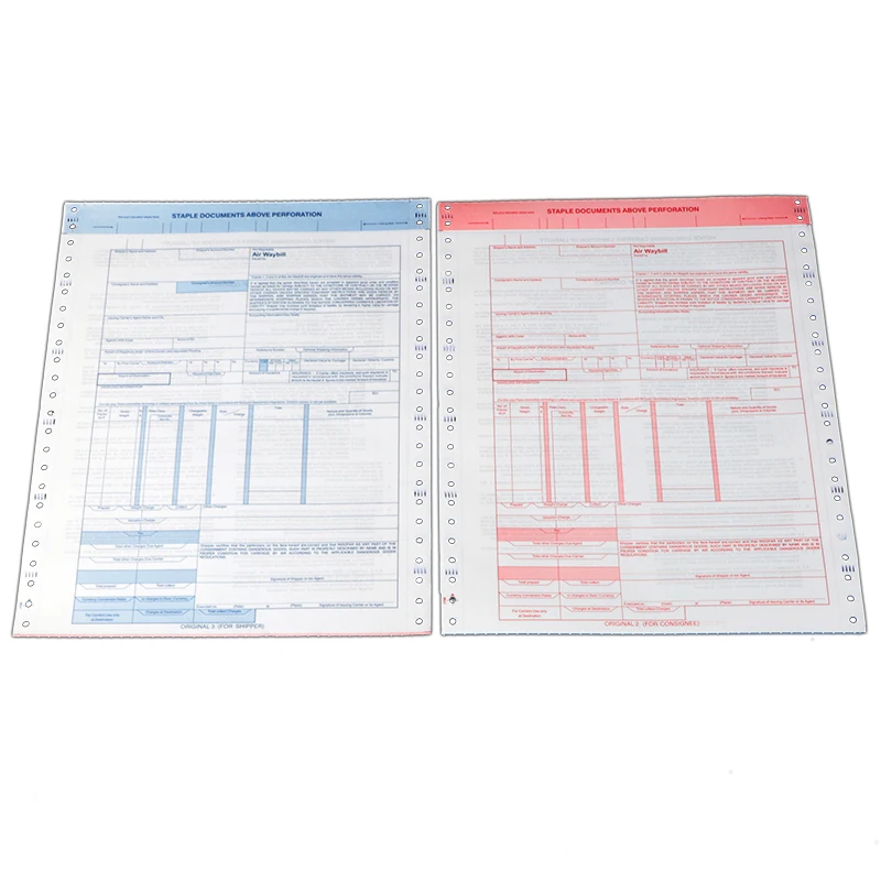 Custom International Receipt Air Waybill Express Shipping And Tracking ...