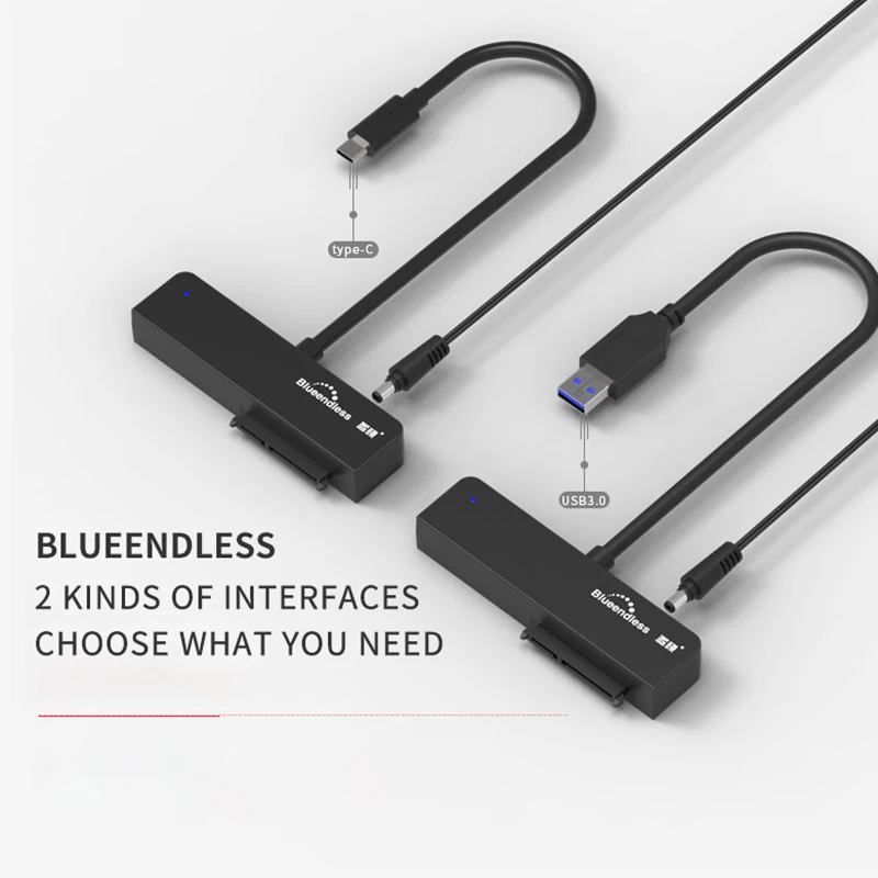 USB3.0 HDD Adapter Cable - Blueendless Desktop Hard Drive Case