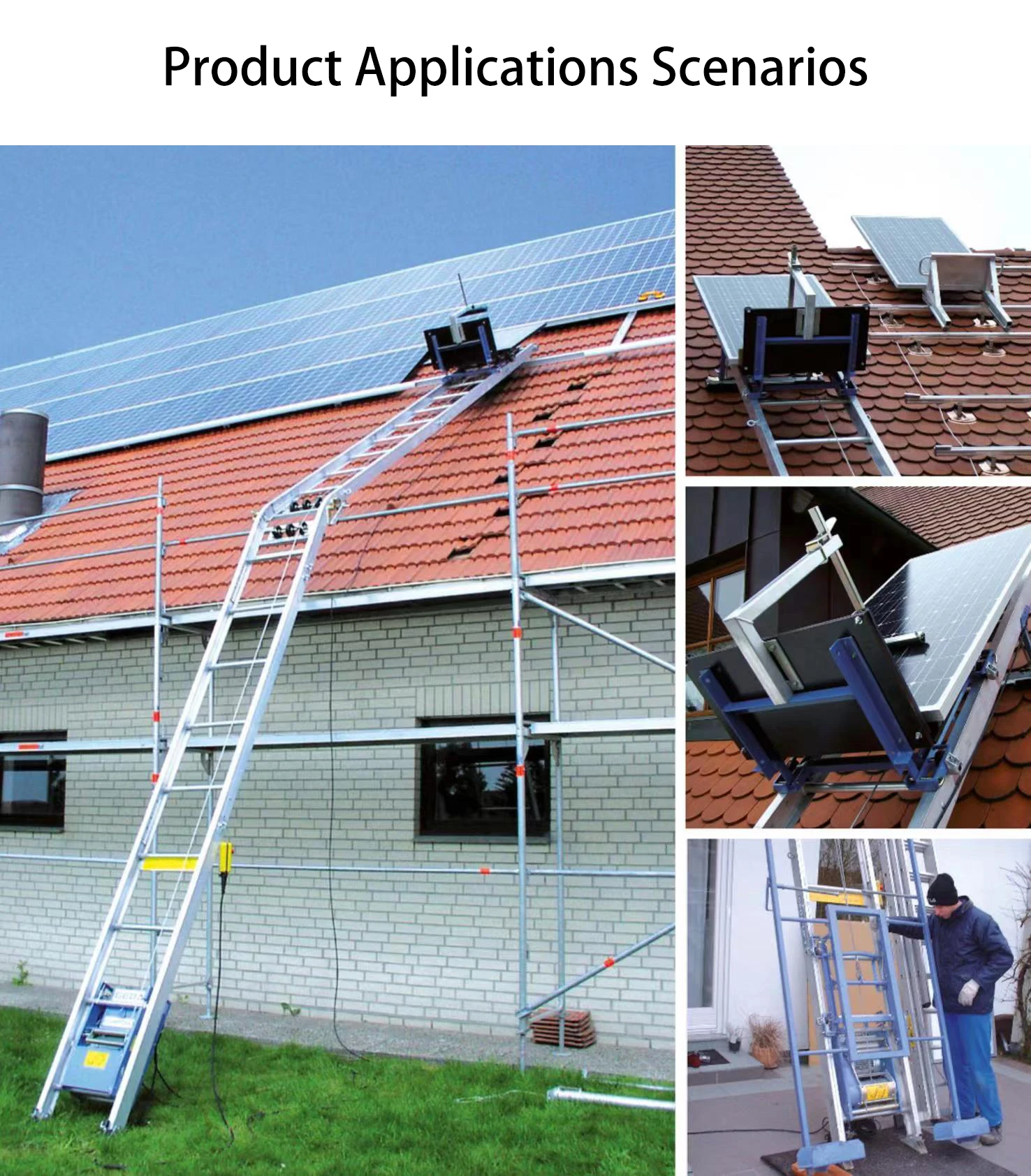 Aluminum Electric Ladder Hoist - 250kg Lifting Capacity