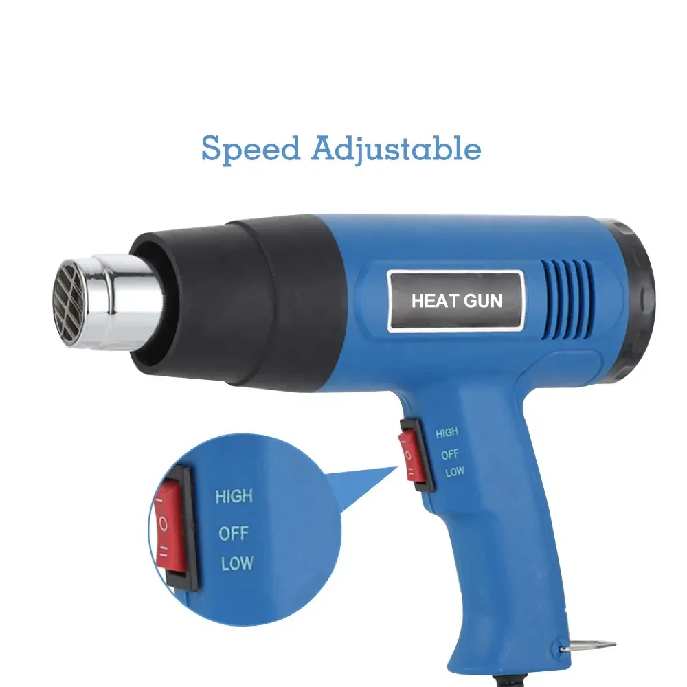 Industrial Electric Heat Gun Mini Handheld 2000W Heat Guns Machine Hot ...