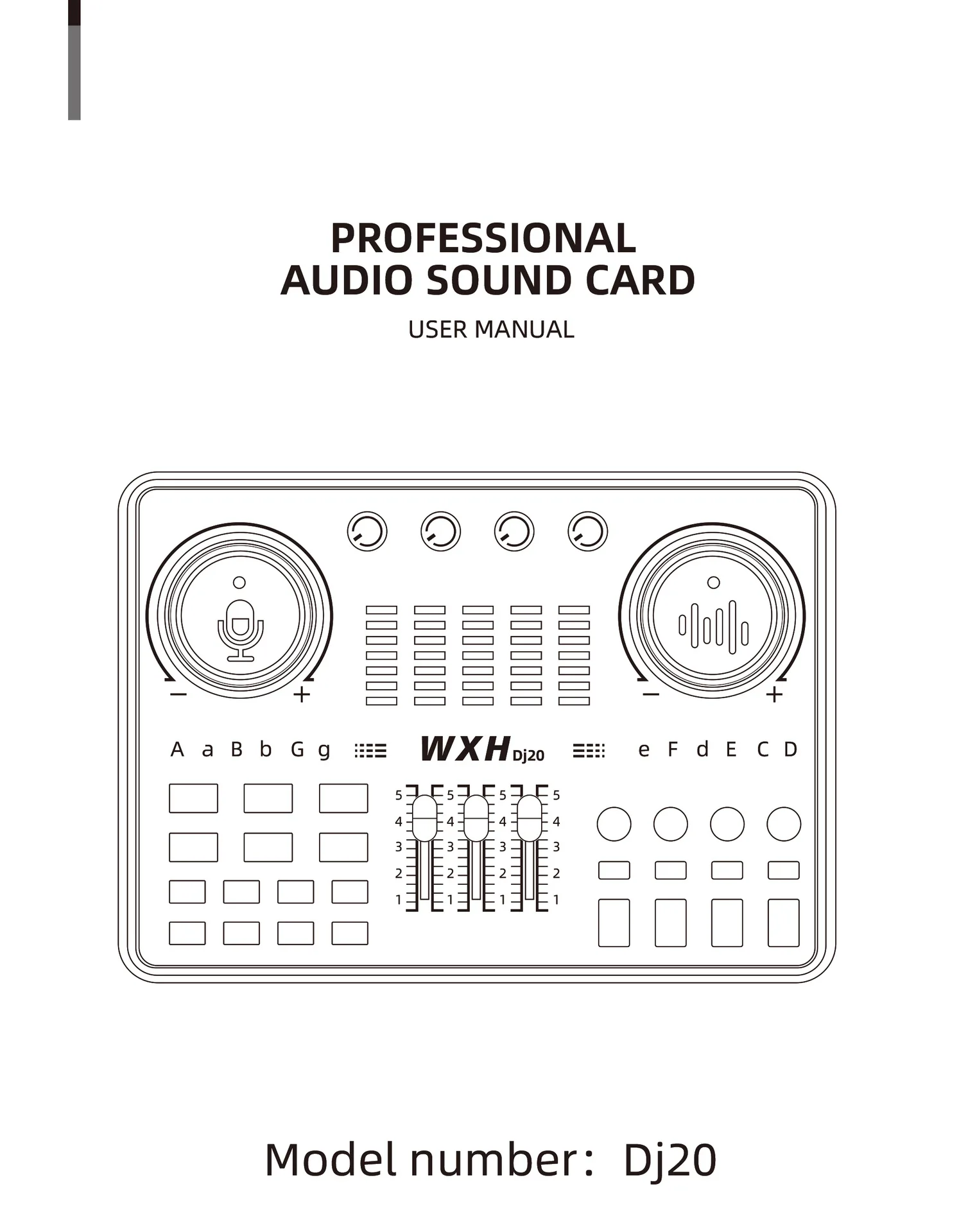 2024 48V Sound Card Full Set for Podcasting & Live Streaming