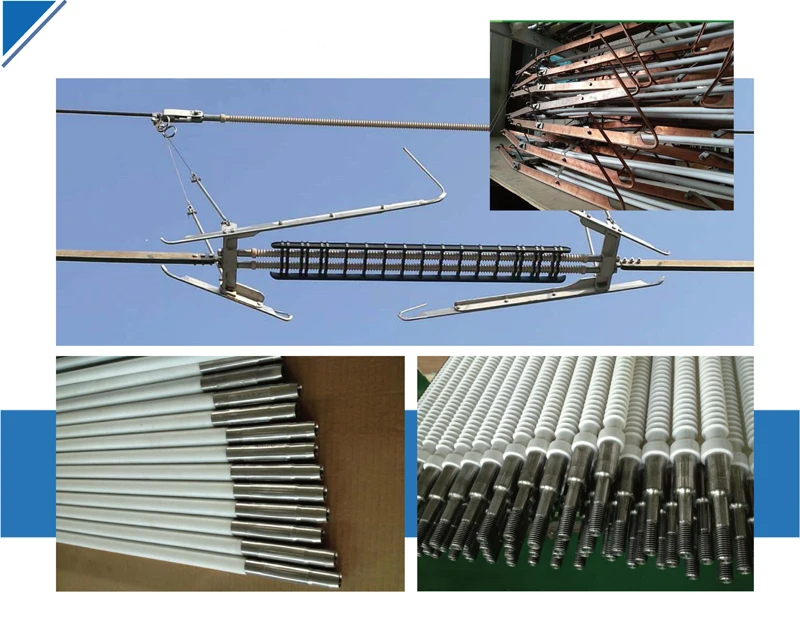 High Voltage Rail PTFE Stay Composite Railway Section Insulator ...