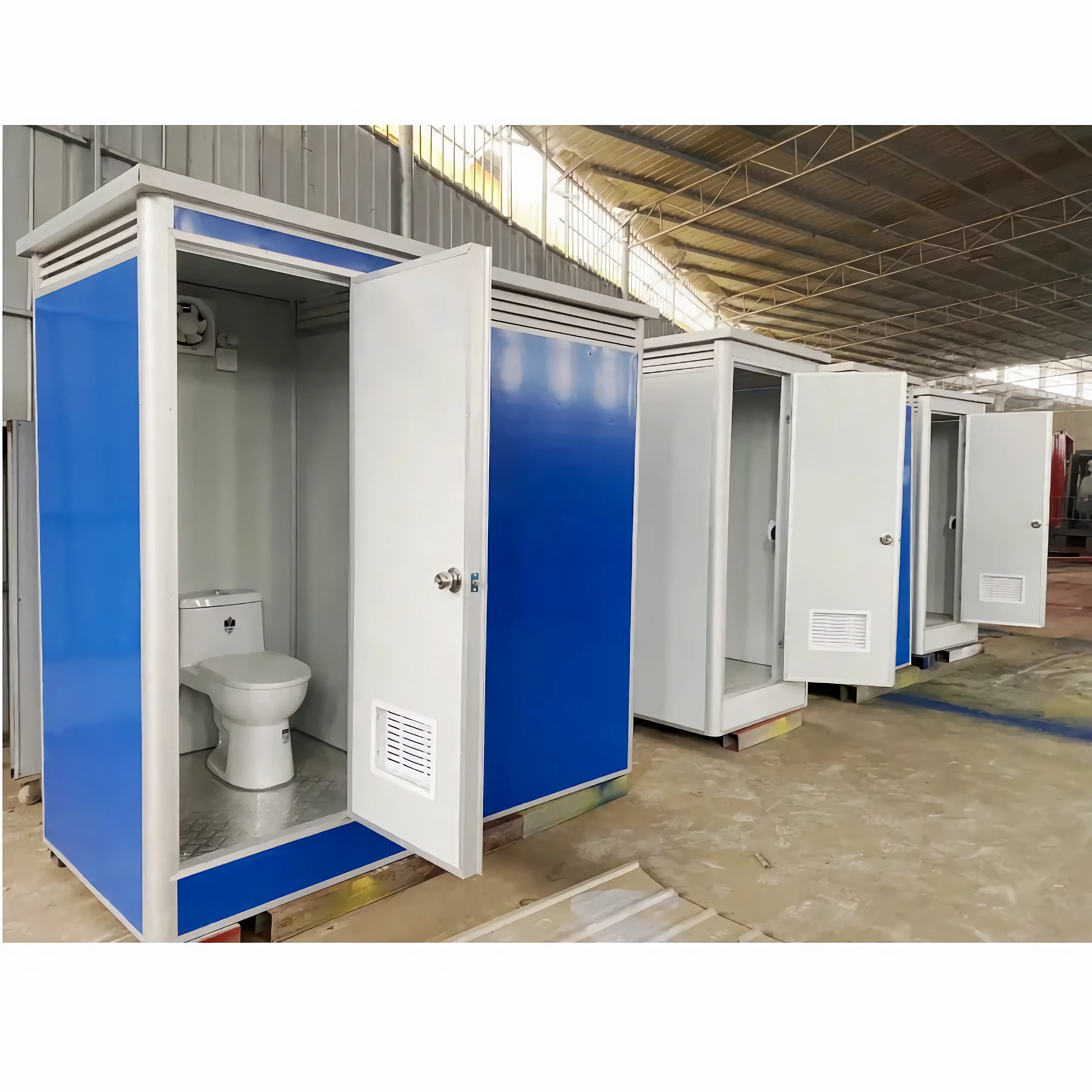 Prefabricated Modular Container Villas Office And Public Toilets ...