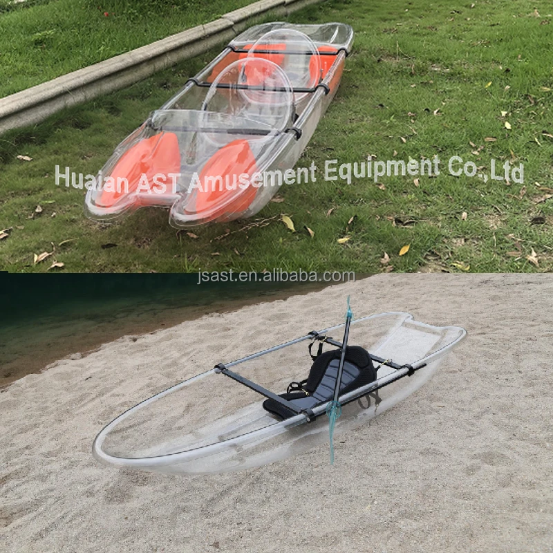 Glass Bottom Fishing Kayak Crystal Inflatable Leisure Canoe Clear Small ...
