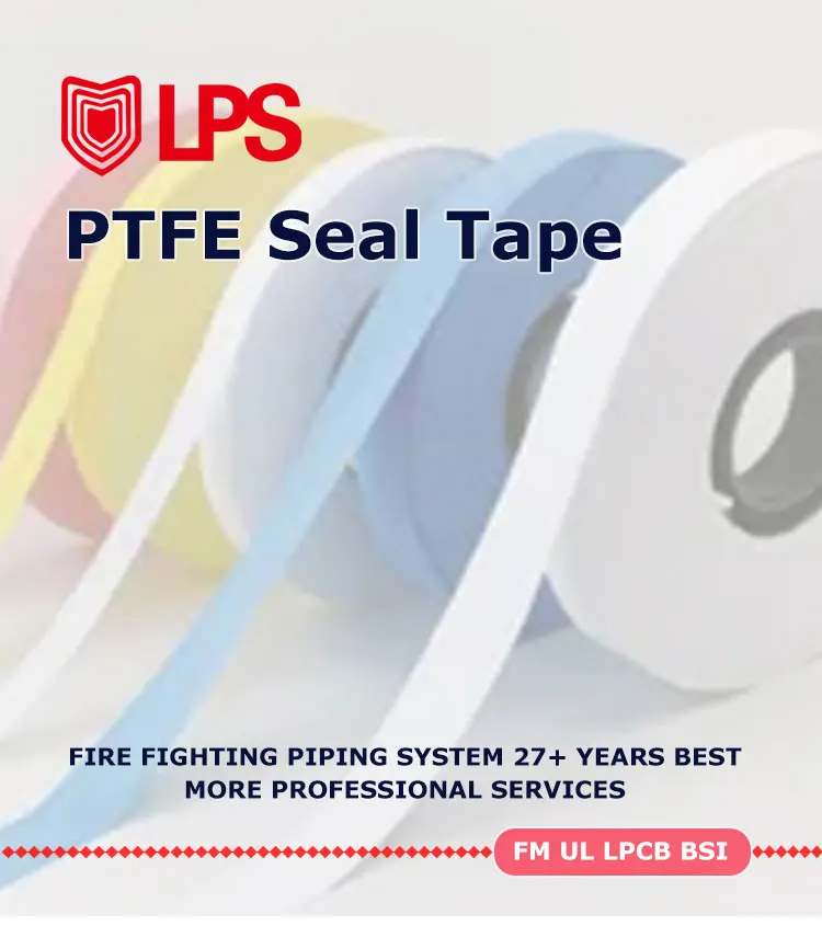 Fire Protection System Fire Sprinkler System Ul Non Stick Gas Sealing High Pressure Anti Aging ...