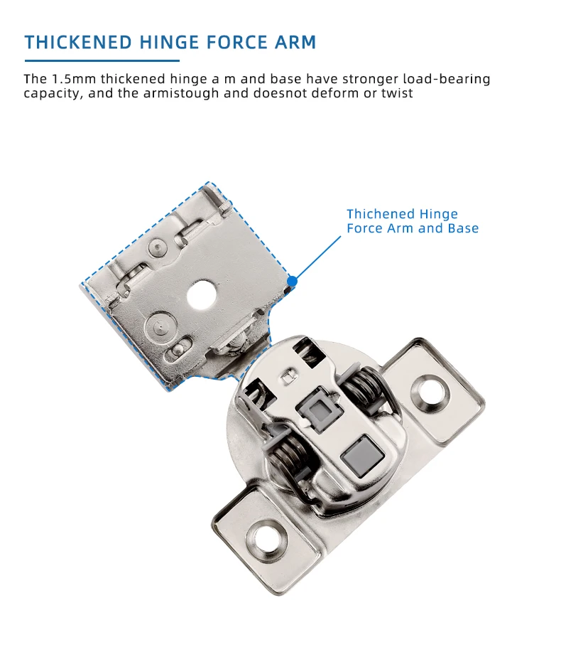 Roeasy America Style Short Arm Hinge 3d Adjustable Soft Close Hydraulic ...