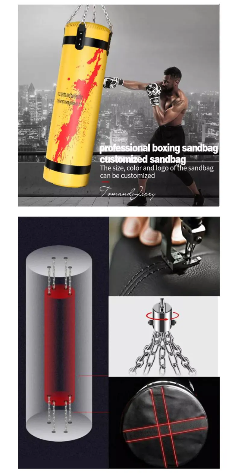 Wall Mounted Boxing Bags - Heavy Punching for Adults & Kids