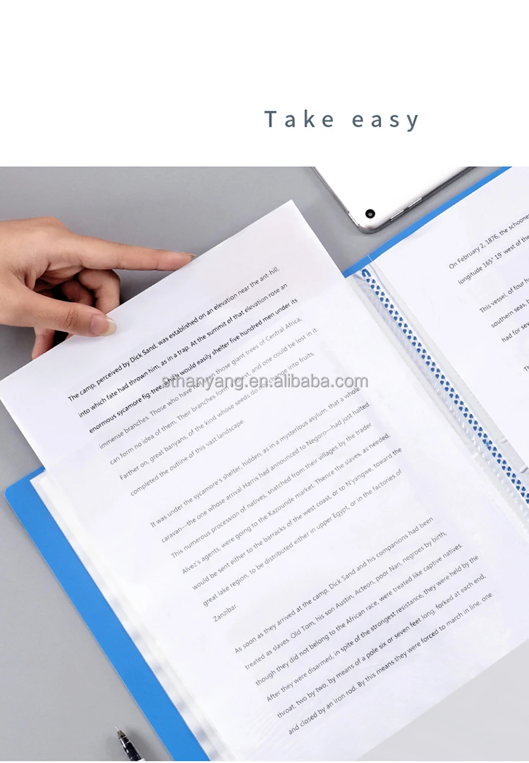 Transparent A4 Display Clearbook - Durable & Versatile