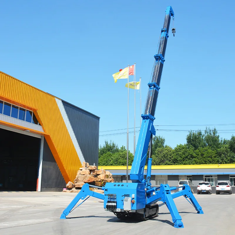 Micro Crane Entering Elevator Mini Crawler Mobile Crane \/Telescopic ...