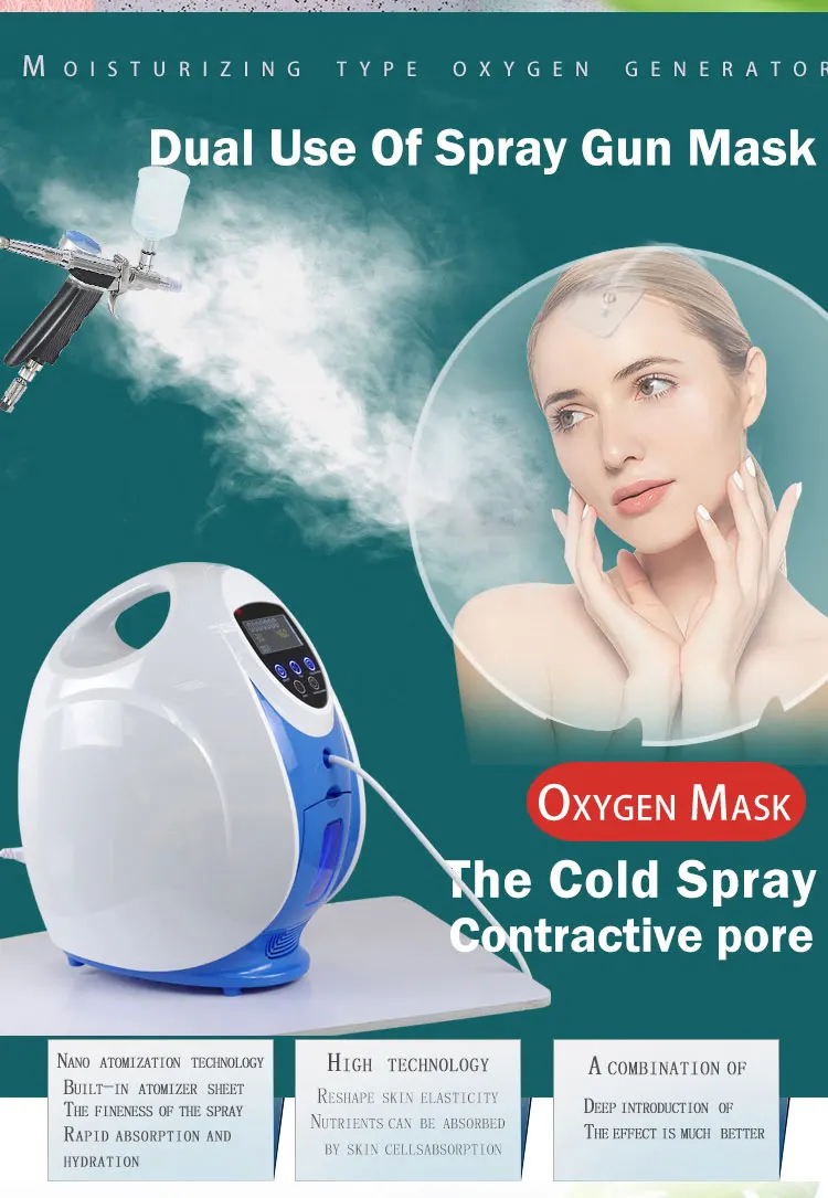 Adjustable Oxygenerator High Quality Oxygen Concentrator Portable Acne ...