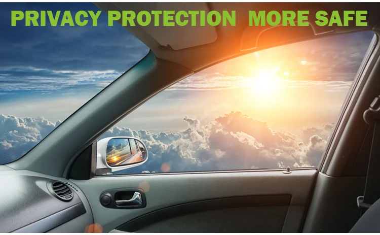 High Quality Sunset Red Orange Chameleon Solar Car Glass Sticker