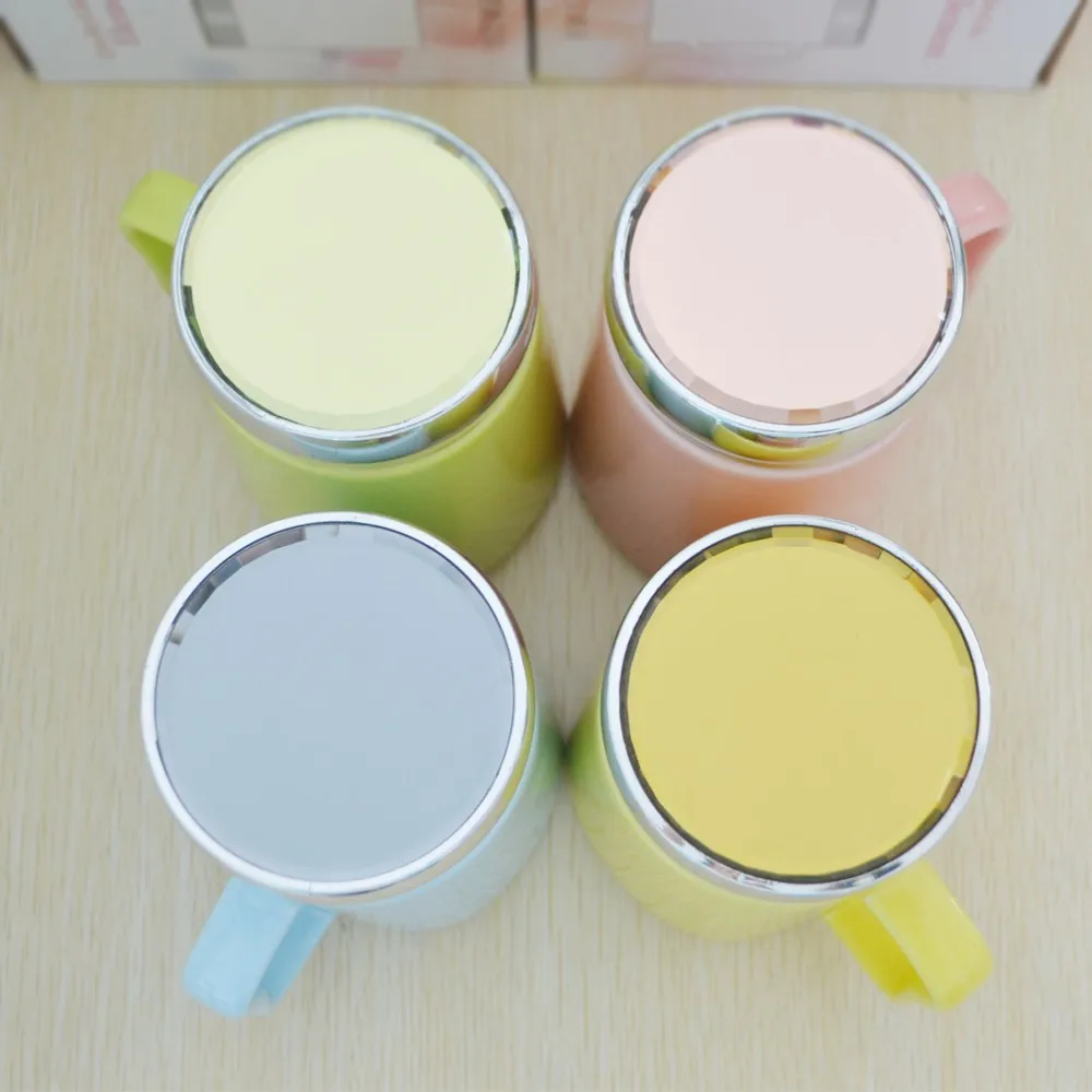 Creative Mirror Ceramic Mug Lid Coffee Tea Milk Cup Drinking Cups Mug ...