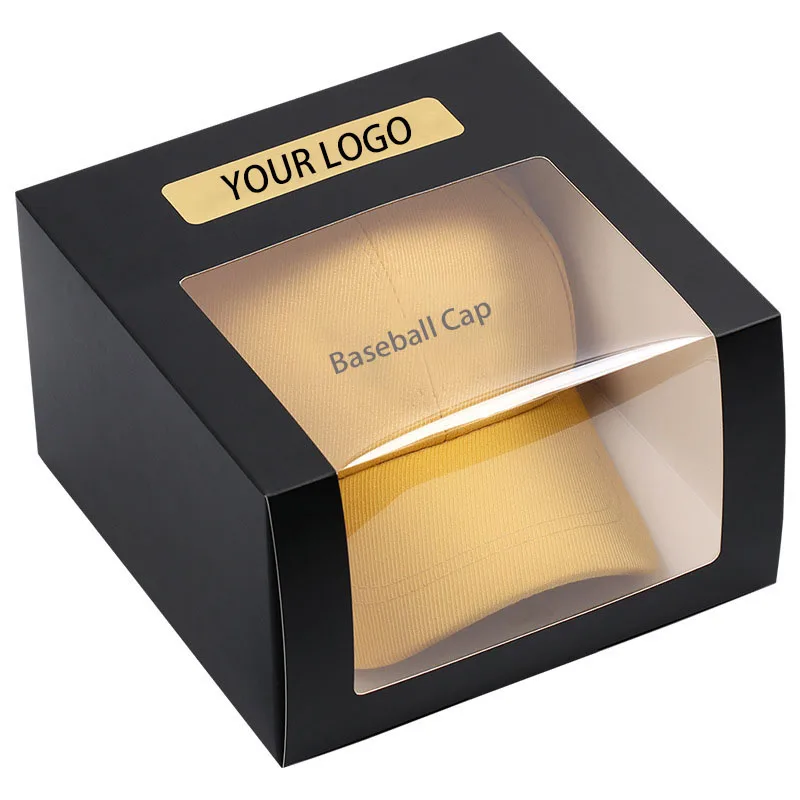 Wholesale Custom Logo Gift Toy Hat Packaging Paper Box Baseball Cap Box ...