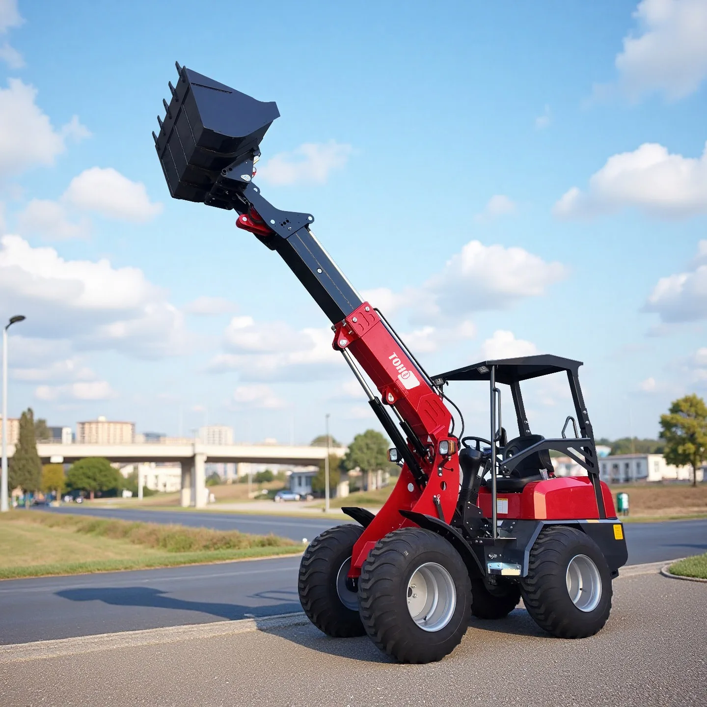 Efficient Earthmoving with 1 Ton Wheel Loaders from China